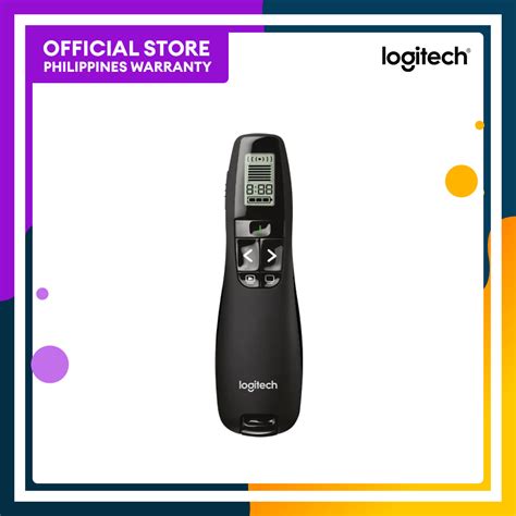 Logitech Professional Presenter R800 Wireless Presentation Clicker Remote With Green Laser