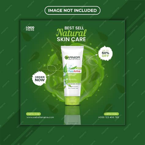Premium Vector Skin Care Product Social Media Post Design