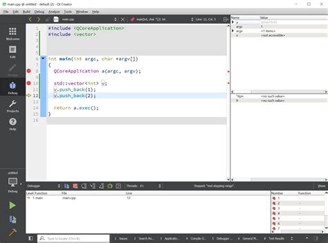 Debugging Stl Objects With Qtcreator 441 Qt Forum