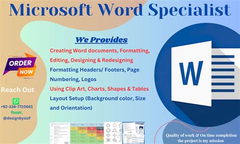 Do Ms Word Document Design Redesign And Formatting By Designbyasif