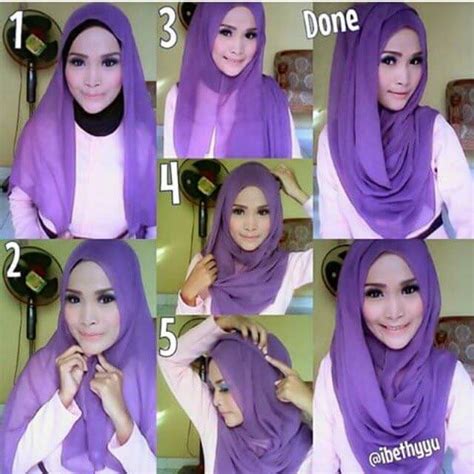 Tutorial Hijab Segitiga Simple Tanpa Ciput Ninja – Ragam Muslim
