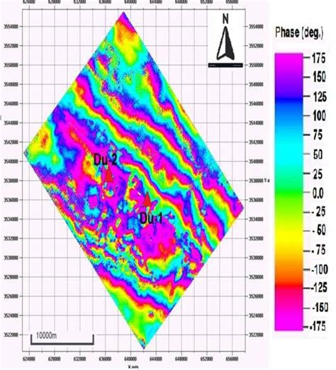 Instantaneous Phase Attribute Time Slice At Twt 1800 Ms Under The Top Download Scientific