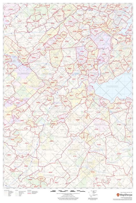 Middlesex Zip Code Map New Jersey Mapsofworld