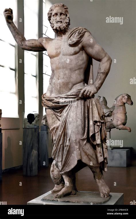 Marble Statue Of Poseidon From Melos Cyclades 125 100 Bc National Archelogisch Museum Athens