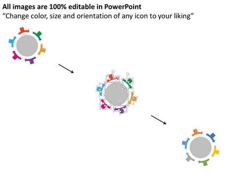 New Six Staged Circle For Timeline Formation Flat Powerpoint Design PowerPoint Presentation