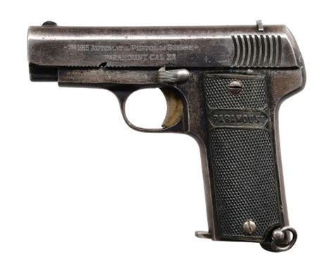 Paramount Ruby 1915 Semi Auto Pistol Guns And Military Artifacts