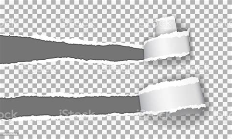 찢어진 종이와 현실적인 벡터 텍스트에 대 한 공간을 가진 가장자리를 찢 어 0명에 대한 스톡 벡터 아트 및 기타 이미지 0명 가장자리 개념 Istock