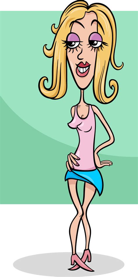 Funny Woman Cartoon