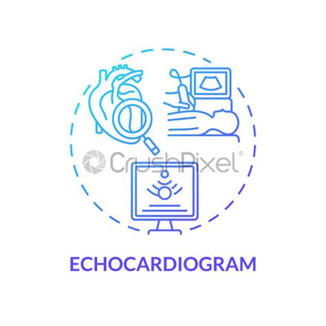 Echocardiogram Concept Icon Stock Vector 4237608 Crushpixel