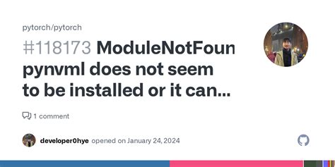 modulenotfounderror pynvml does not seem to be installed or it can t