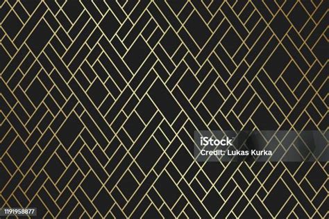 골드 그리드 줄무늬와 라인 추상 적 검은 색과 금 배경 고급 디자인 간단한 벡터 일러스트와 현대 기하학적 패턴 0명에 대한 스톡