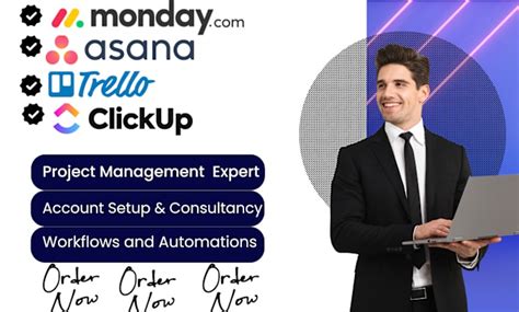 setup project management for asana trello clickup crm jira notion