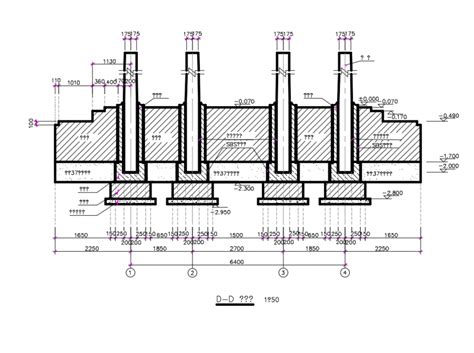 Classical Column Structure Cad Drawing Details Dwg File