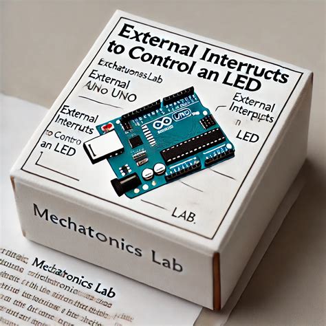 external interrupts to control an led