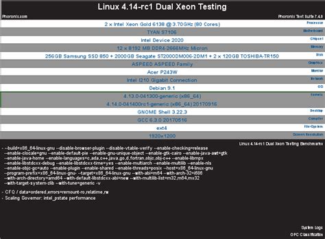 Early Linux 4 14 Kernel Benchmarks Are Looking Promising Phoronix
