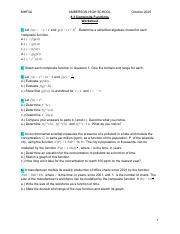 Composite Functions Worksheet Pdf MHF U AMBERSON HIGH Babe Composite Functions Composite Functions Worksheet Pdf MHF U AMBERSON HIGH Babe Composite Functions