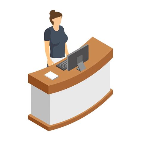 Office Receptionist Clip Art