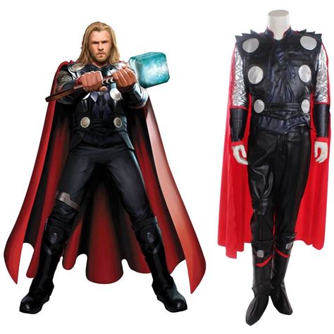 Cosplaydiy Mens Ourtfit Movie Thor Costume Outfit Super Hero Cosplay