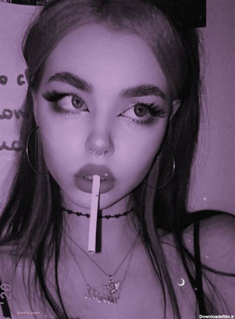 عکس فیک دخترونه بنفش