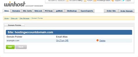 Setting Up A Domain Pointer Winhost Blog