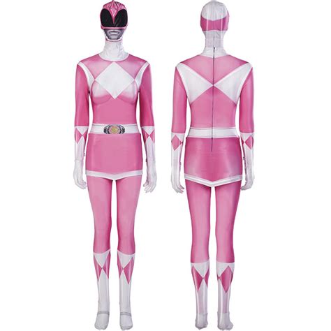 Mighty Morphin Power Rangers Ptera Ranger Pink Ranger Cosplay Costumes