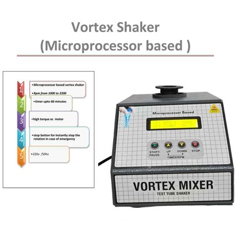 Sesw 2200rpm Microprocessor Based Test Tube Vortex Shaker