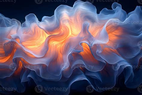 Abstract Flowing Fabric Like Pattern With Dramatic Lighting For Design And Decor 57162307 Stock
