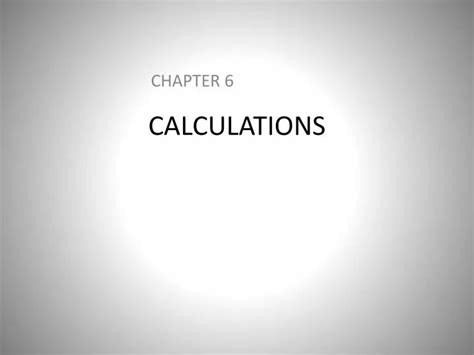 PPT CALCULATIONS PowerPoint Presentation Free Download ID 1945878