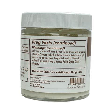 Bioelements Amino Mask Acne Treatment Mask 118ml 4floz Glam