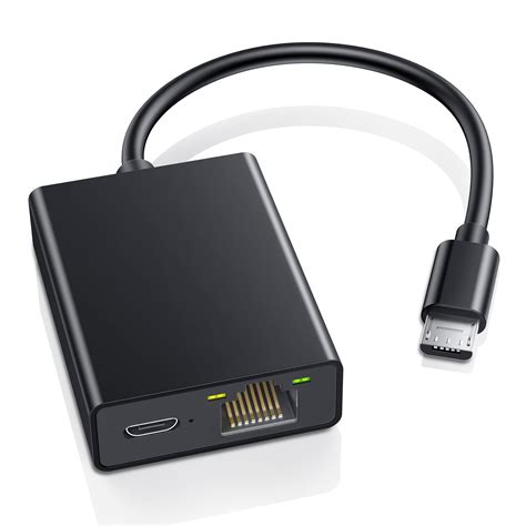 Zexmte Ethernet Adapter For Fire Tv Stick Micro Usb To Rj45 Ethernet Adapter