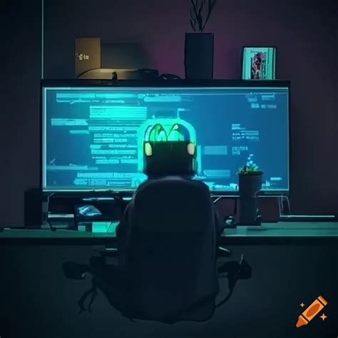 Web Developer Working In A Plant Filled Office On Craiyon