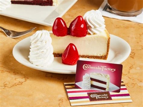 The Cheesecake Factory Announces Online Back To School T Card Offer