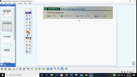 adding and subtracting signed numbers youtube
