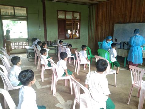 ပြည်ကြီးမဏ္ဍိုင်မြို့တွင်အသက် ၅ နှစ်မှ ၁၂ နှစ်အောက်ကျောင်းသား ကျောင်းသူများအား ဒုတိယအကြိမ်ကိုဗစ