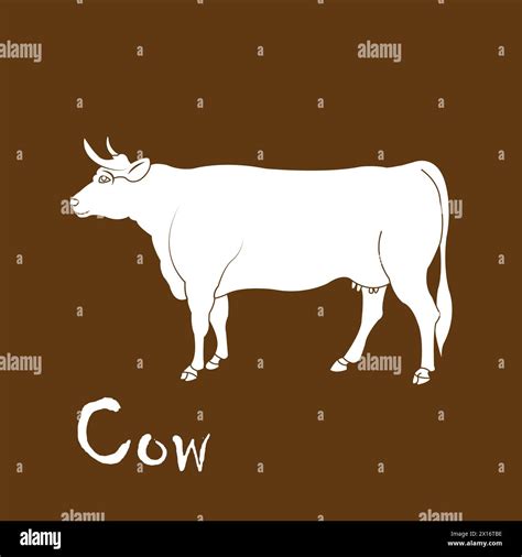 Cow Icon Vector Illustration Simple Design Stock Vector Image And Art Alamy
