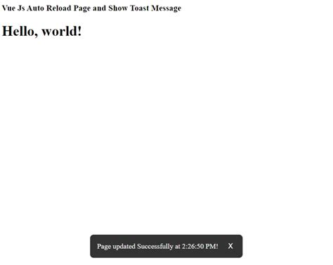 Vue Js Automatically Refresh Or Reload A Page Danatec