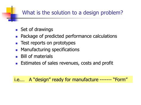 PPT Formulating Design Problems PowerPoint Presentation Free Download ID 678235