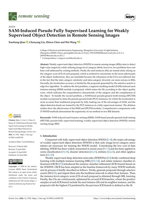Pdf Sam Induced Pseudo Fully Supervised Learning For Weakly