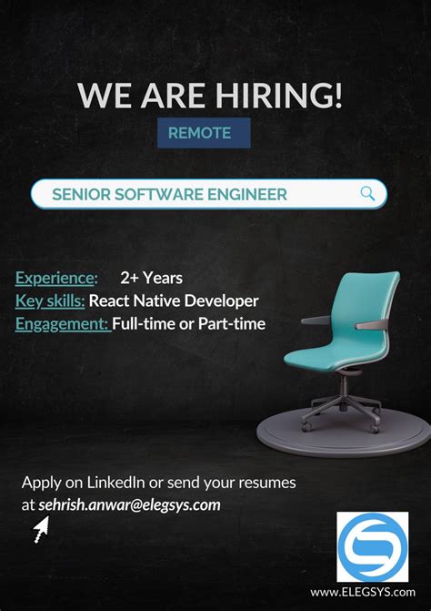 Sehrish Anwar On Linkedin 🚀were Hiring Software Engineer React Native Expert 🚀 Join A Dynamic
