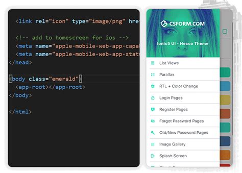 Necco Ionic Angular UI Theme Template App Code Market