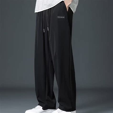 Wide Leg Pants For Men Big And Tall Plus Size 3x 5x Casual Drawstring