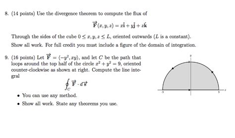 Solved Use The Divergence Theorem To Compute The Flux Of