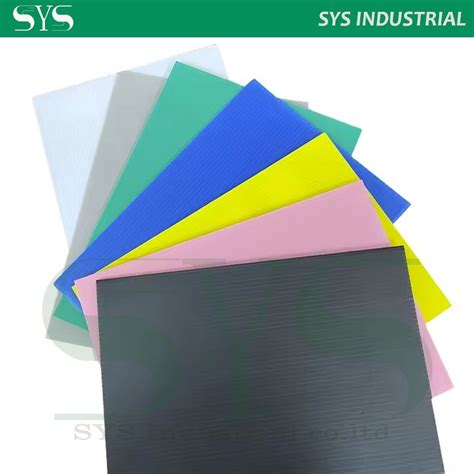 High Quality Waterproof Anti Static Pp Corrugated Board Pp Hollow Sheet Pp Plastic Sheet And