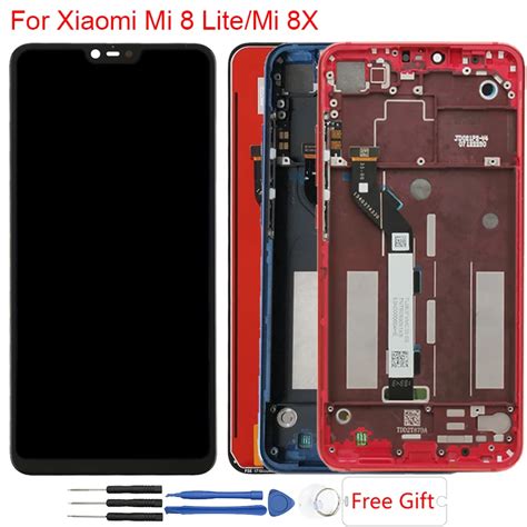 Original Display For Xiaomi Mi Lite Global Version Lcd Display With Frame Touch Screen