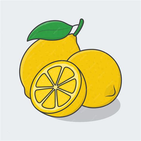 Lemon Fruit Cartoon
