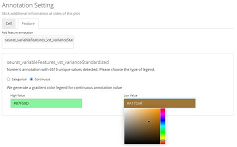 Heatmap Visualization SingleCellTK