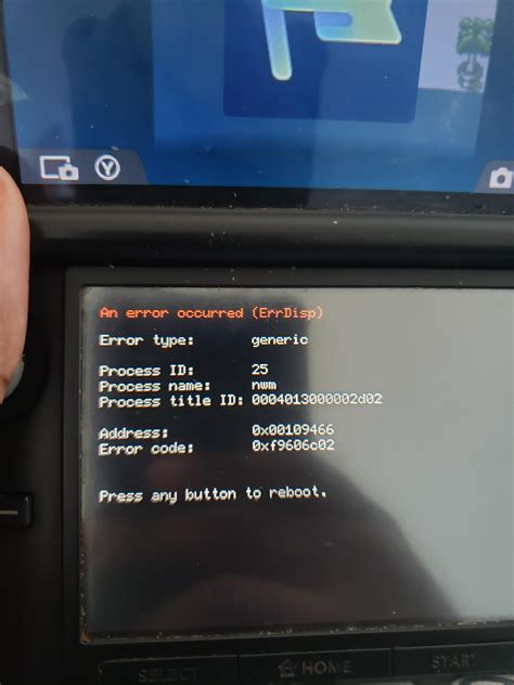 I Just Got This Error Everything Was Fine Before This What Can I Do To Fix This Rhomebrew