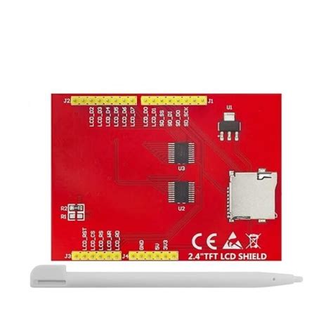 24 Inch Tft Lcd Shield Touch Display Module For Arduino Flux Electronix