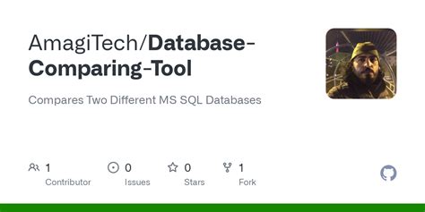 GitHub AmagiTech Database Comparing Tool Compares Two Different MS SQL Databases