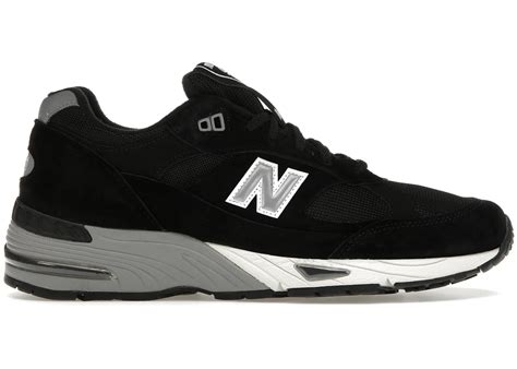 New Balance 991 Miuk Black Silver Mens M991eks Us